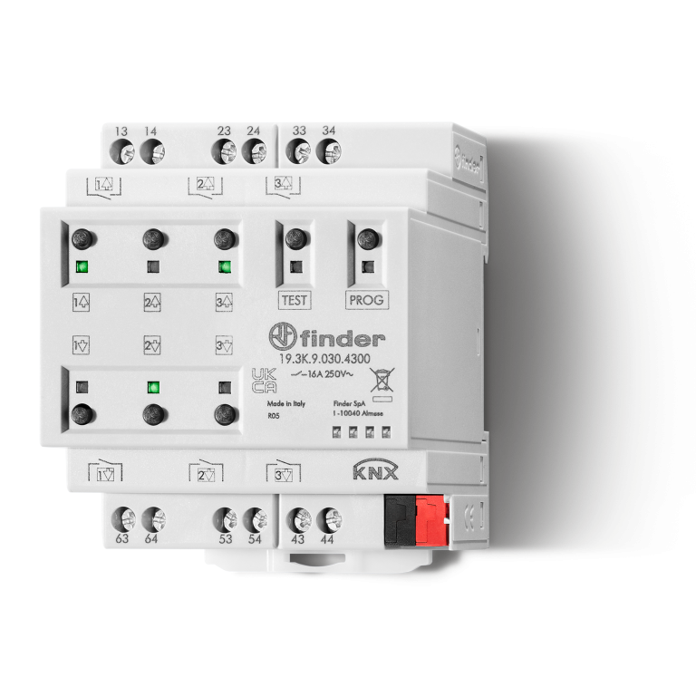 Type 19.3K - Switching actuator with KNX technology | Finder
