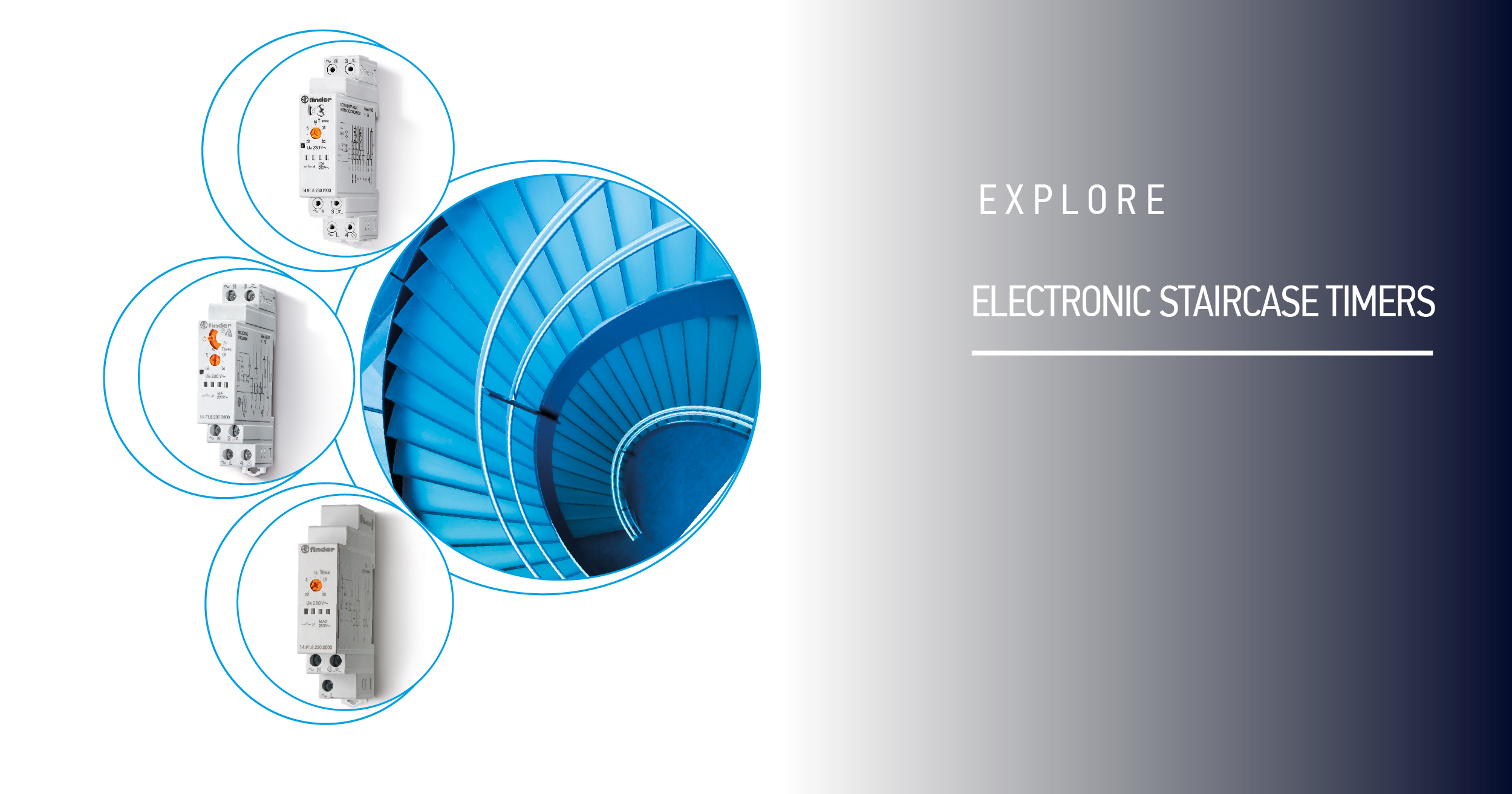 Electronic staircase timers | Finder