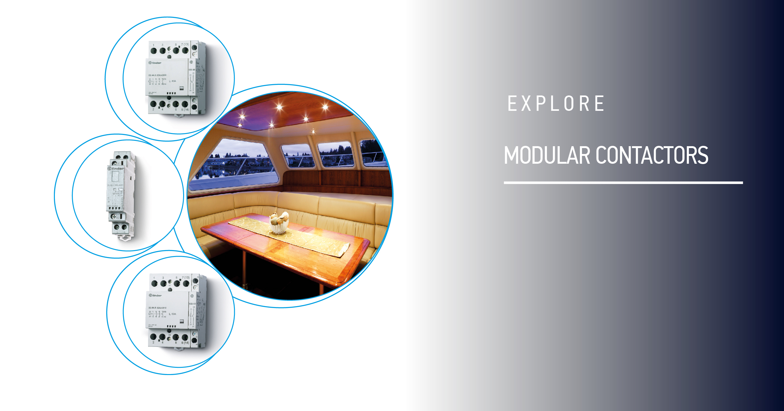 Modular contactors | Finder