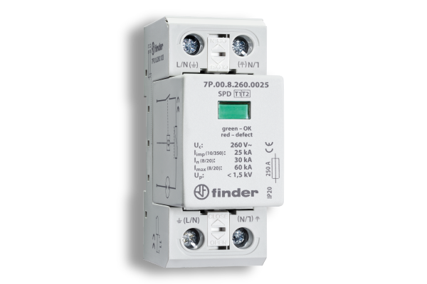 Is an SPD as easy as 1, 2, 3? - Finder's surge protection device range