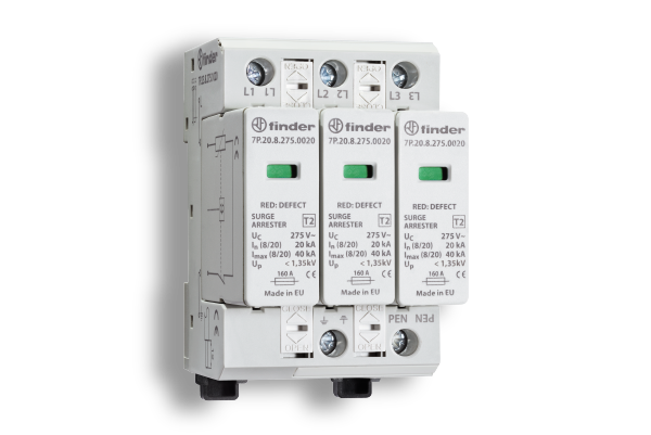 Is an SPD as easy as 1, 2, 3? - Finder's surge protection device range