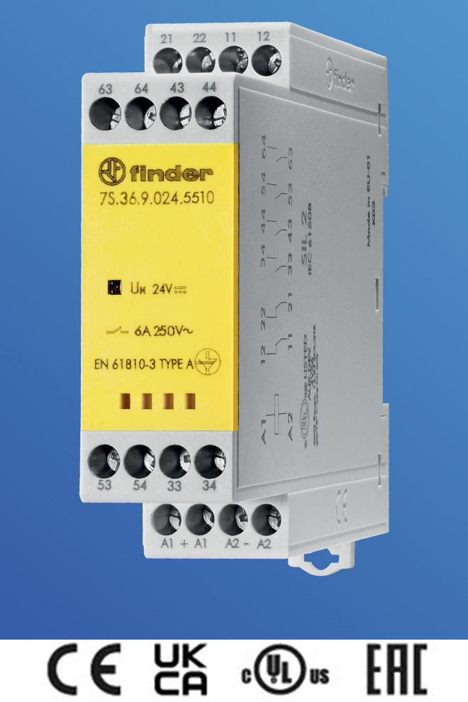 Update your design with the 7S force guided relay module! - Finder