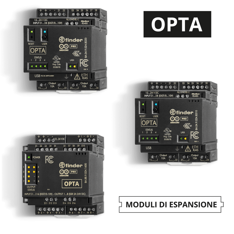 Serie 8A - OPTA Programmable Logic Relays | Finder Serie 8A - OPTA Programmable Logic Relays | Finder