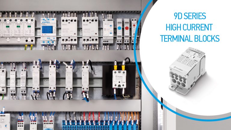 Finder launches the new space-saving 9D Series high current terminal ...