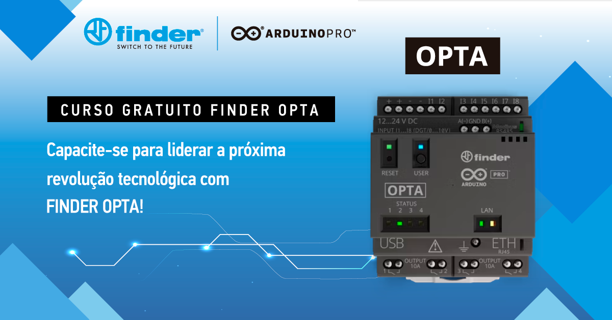 Explore todo o seu potencial e aprenda a programar o novo MINI CLP FINDER OPTA | Finder