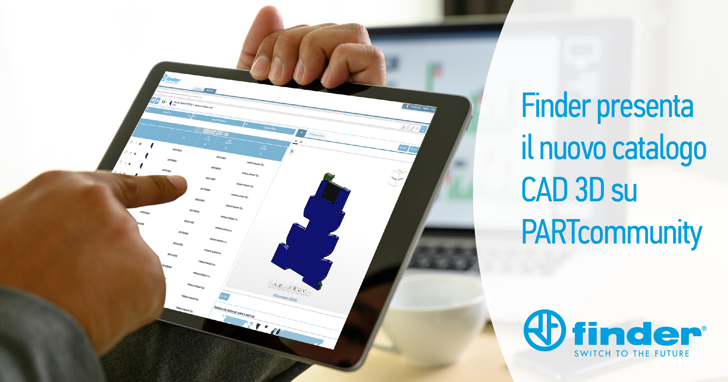 Finder Presenta Il Proprio Catalogo Su PARTcommunity Finder Finder Presenta Il Proprio Catalogo Su PARTcommunity Finder