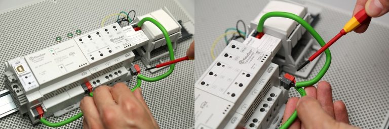 The Finder 6-contact KNX actuator for home and building automation | Finder