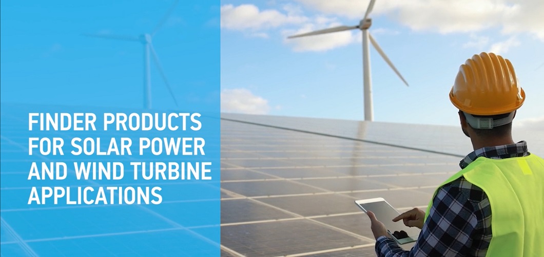 Finder products for solar power and wind turbine applications | Finder